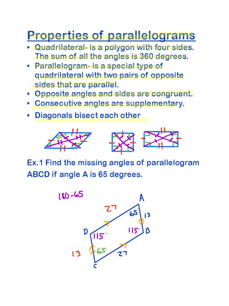 Geometry Unit 3 Quadrilaterals | Download Free PDF | Euclid | Classical ...