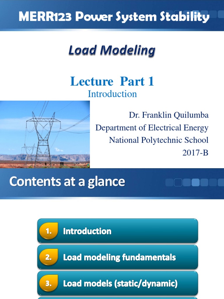 Load Modeling Pdf Electric Power Transmission Electric Power
