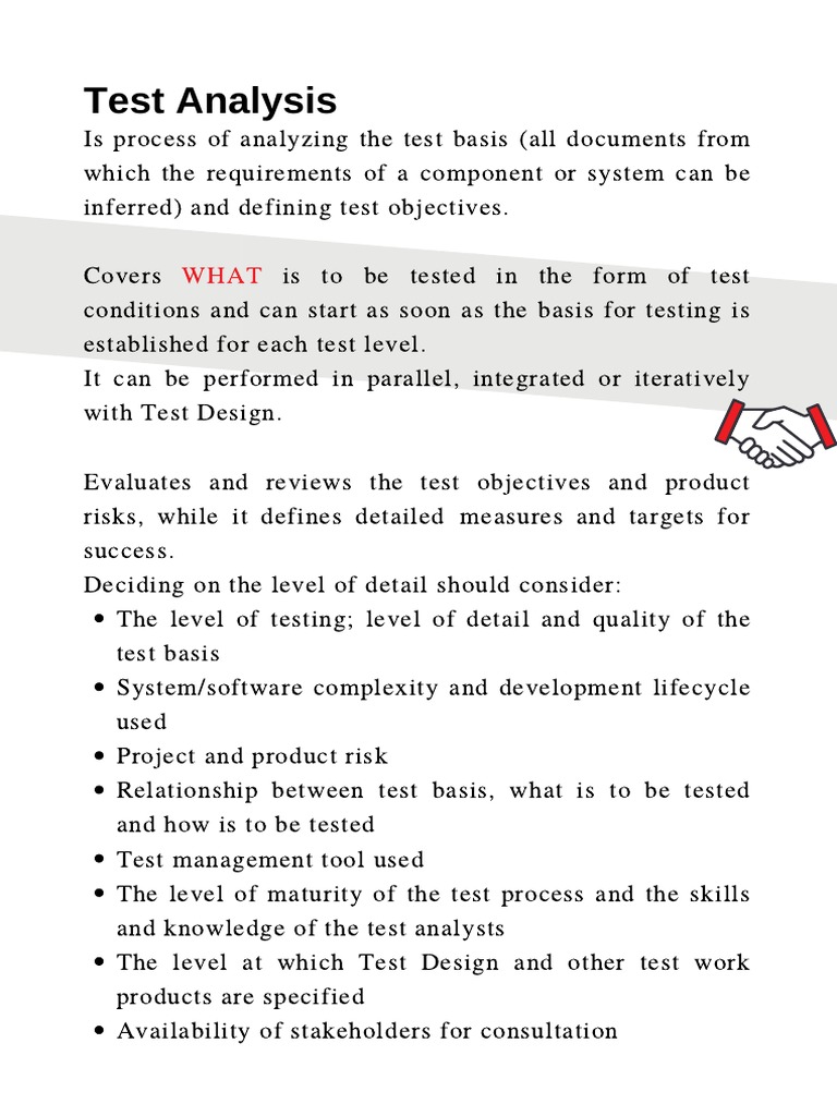 Test Analysis and Test Design | PDF | Areas Of Computer Science ...