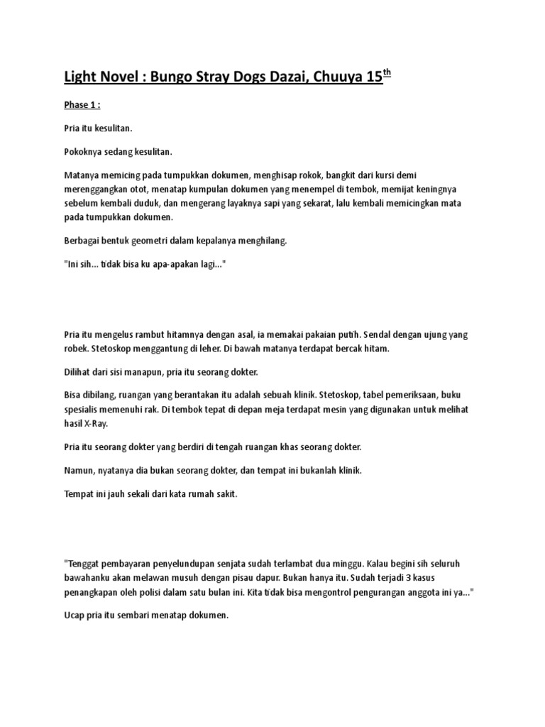 Light Novel - BSD-1 | PDF