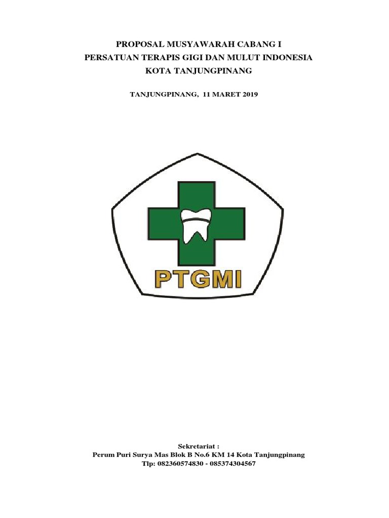 Muscab I PTGMI Tanjungpinang 2019 | PDF