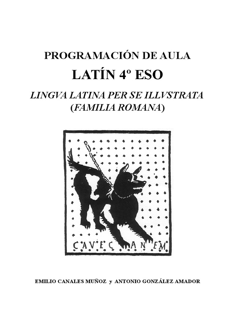4eso Programacion Aula Latin | PDF | latín | Numero Gramatical