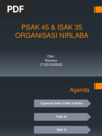 Isak 35 Penyajian Laporan Keuangan Entitas Berorientasi Non Laba | PDF