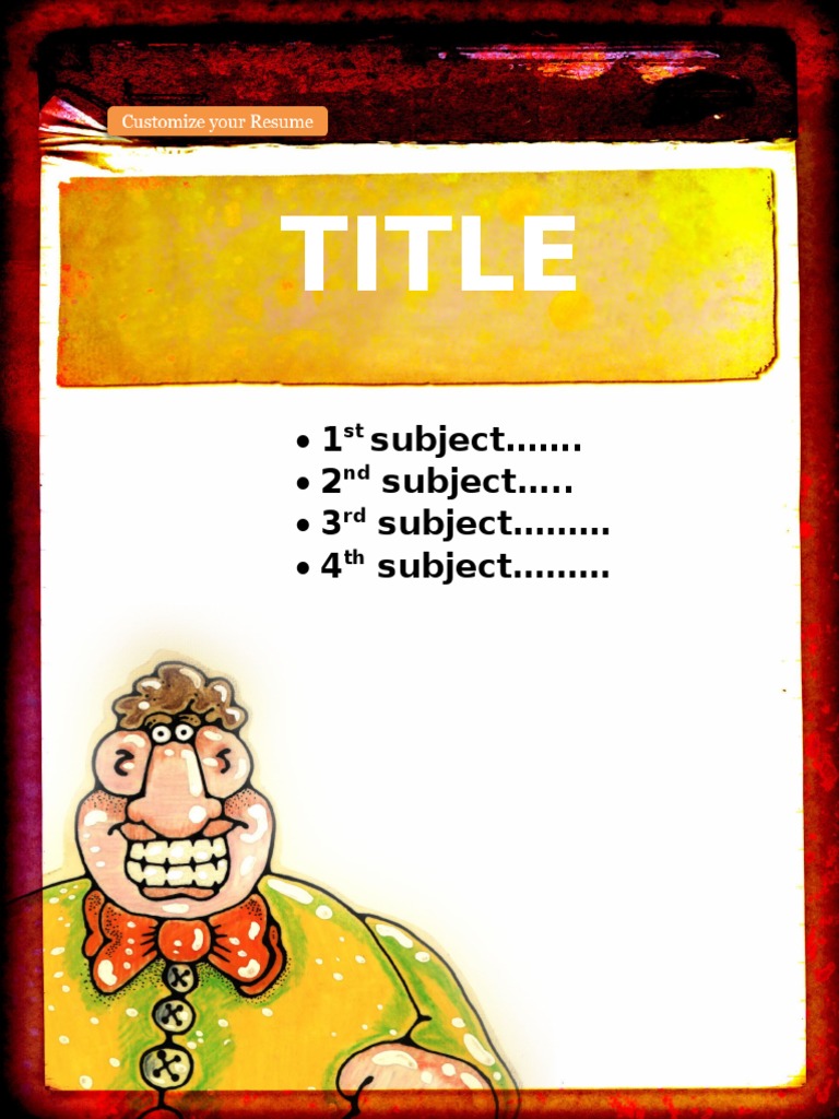 Cartoon Character Theme | PDF