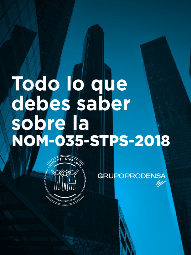 Nom 035 STPS 2018 1570743305 | PDF | Estrés (biología) | Cognición