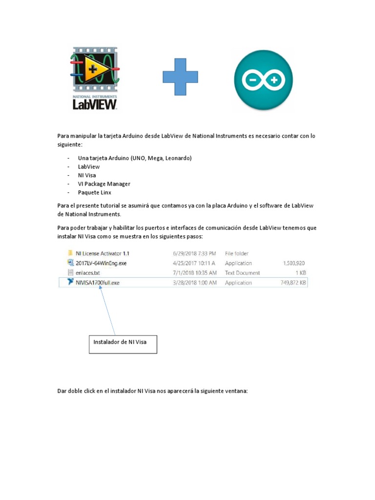 Tutorial LabView Arduino | PDF | Arduino | Áreas de informática