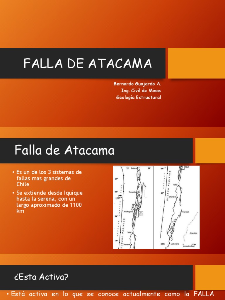 Falla de Atacama | PDF