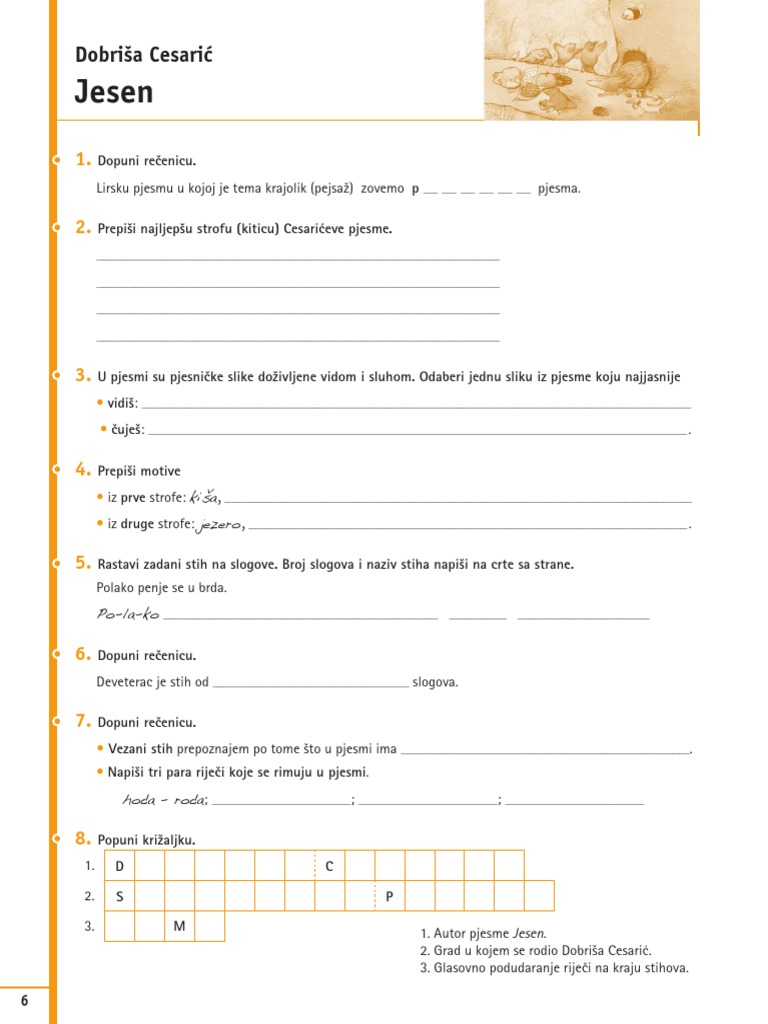 Jesen - Dobrisa Cesaric | PDF