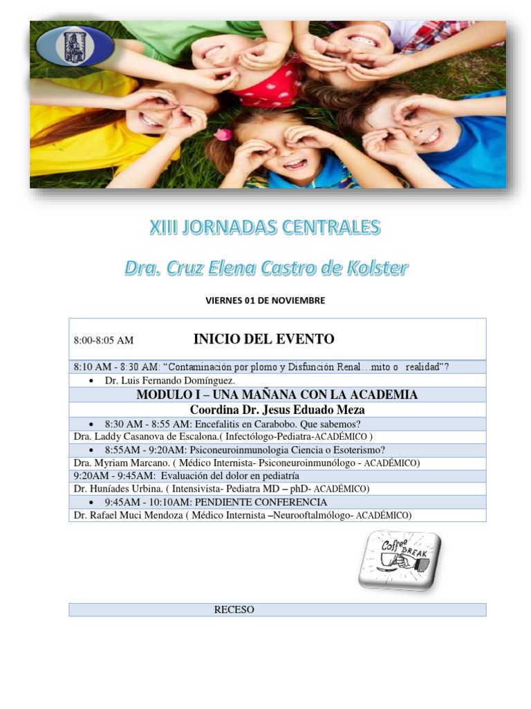 Programa Cientifico | PDF | Especialidades Medicas | Ciencias de la Salud