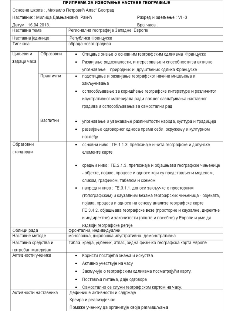 Geografija 6 Razred | PDF