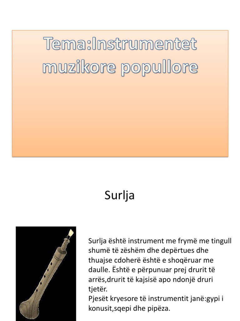 Instrumentet Muzikore | PDF