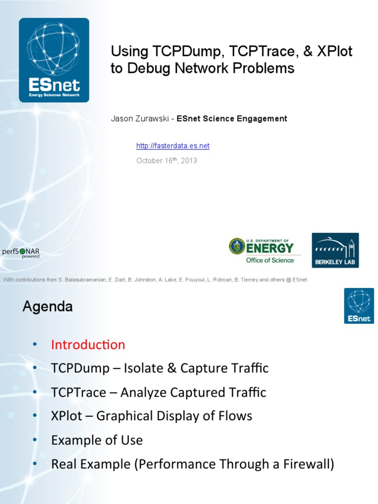Debug Network Issues with TCPDump, TCPTrace and XPlot | PDF | Transmission Control Protocol ...