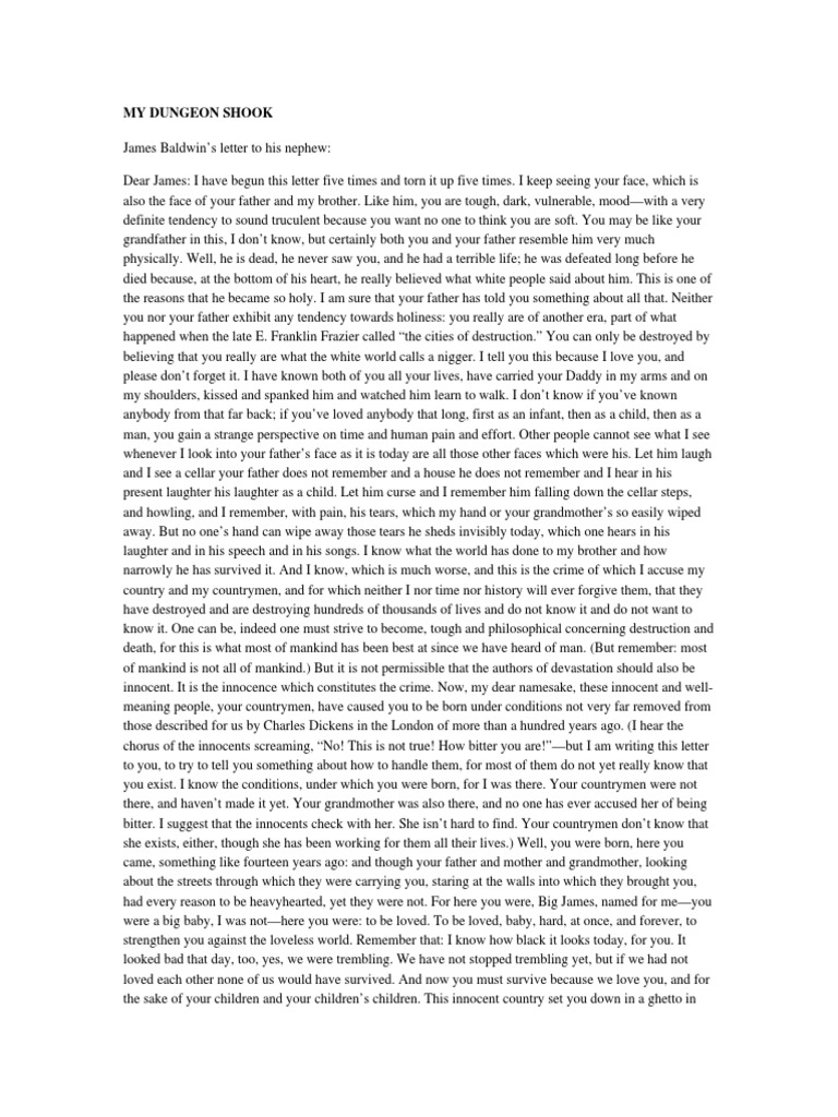 My Dungeon Shook | PDF