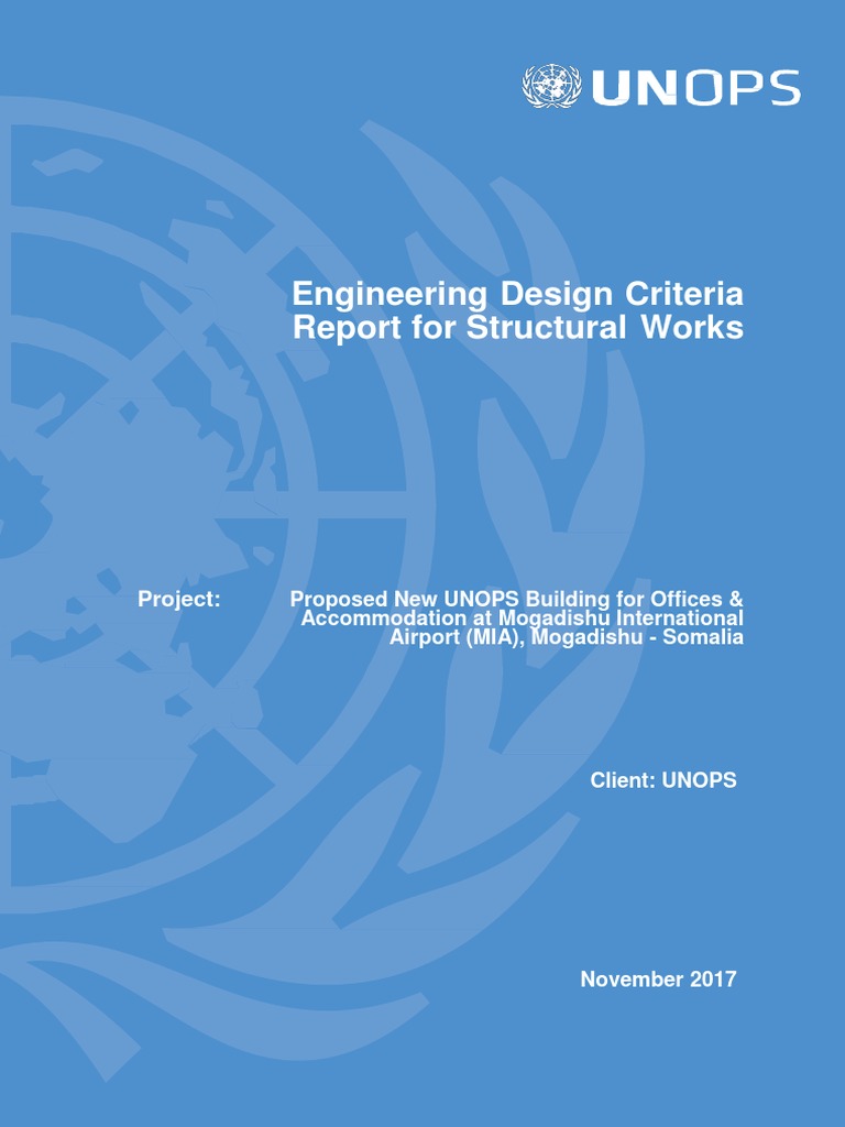 Engineering Design Criteria Report For Structural Works: Project | PDF ...