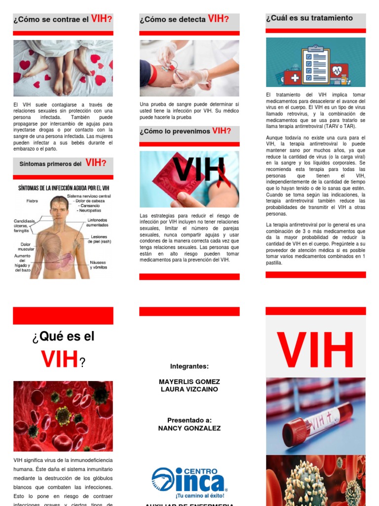 Folleto VIH | PDF | VIH | Manejo del VIH / SIDA
