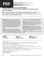 ARTP Spirometry Certification Standards | PDF | Verification And ...