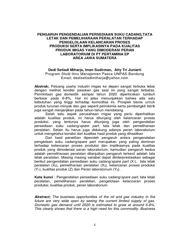 Artikel Dedi Setiadi Miharja | PDF