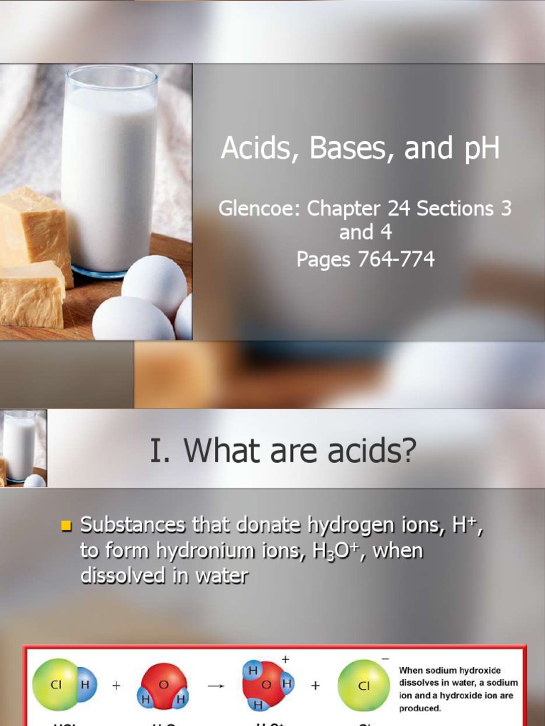Acids, Bases, and pH2 PDF | PDF | Acid | Ph