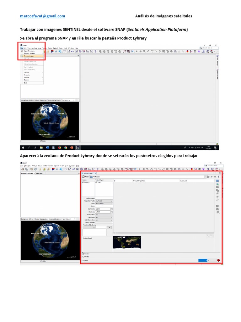 Trabajar Con Imágenes SENTINEL Desde El Software SNAP | PDF | Point and ...