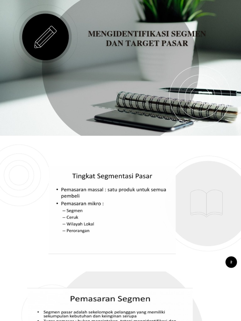 Mengidentifikasi Segmen Dan Target Pasar | PDF
