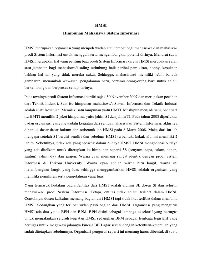 HMSI | PDF