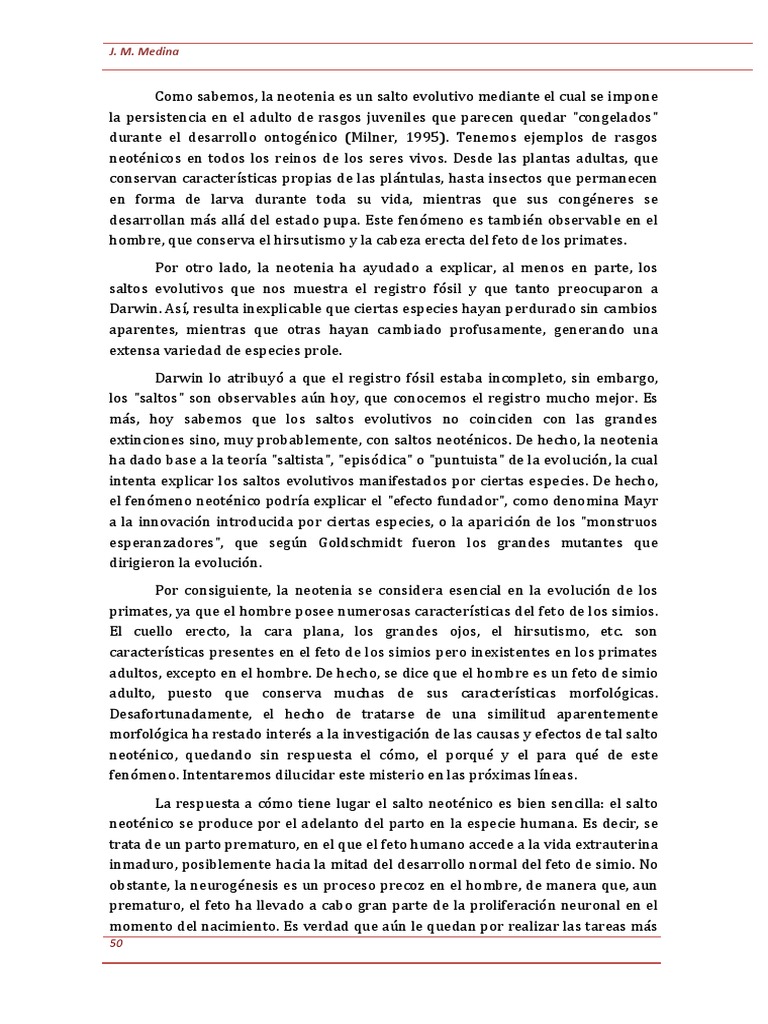 NEOTENIA | PDF | Evolución | Biología evolucionaria