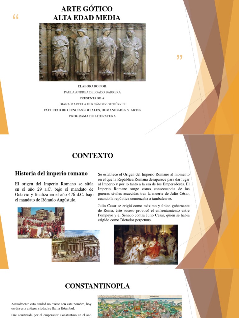 Arte Gótico | PDF | imperio Bizantino | Edad Media Temprana