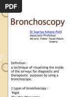 Pulmonology: Bronchoscopy Note | PDF | Pulmonology | Respiratory System