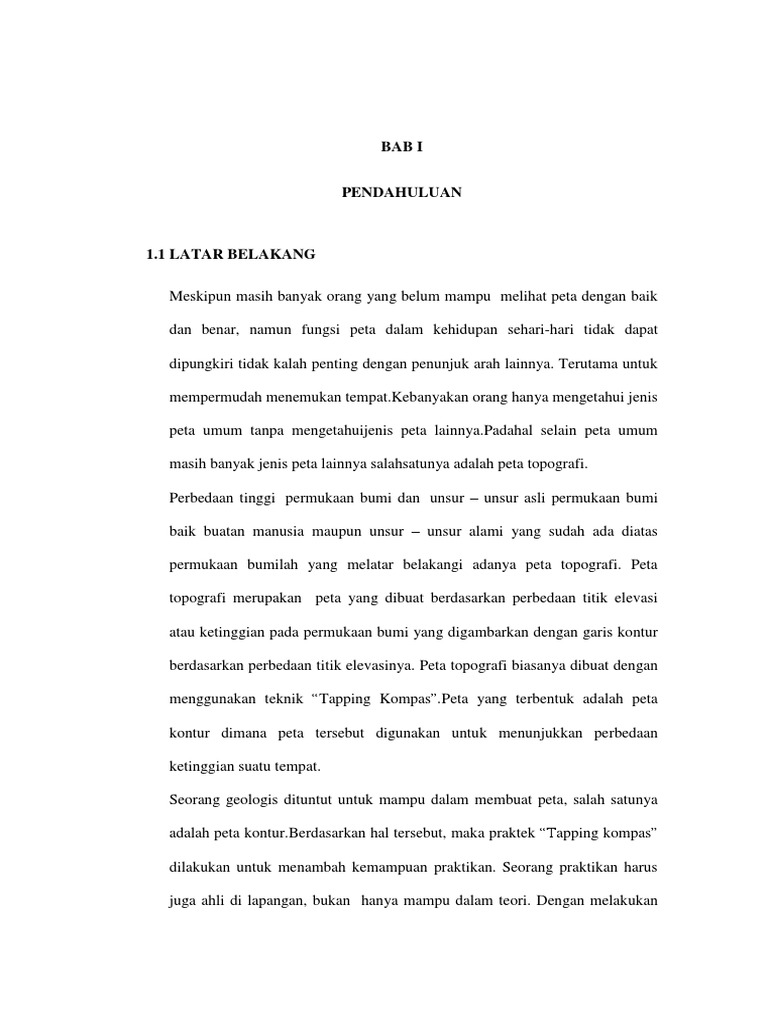 Fiks Loporan Tapping Kompas Kel.2 | PDF