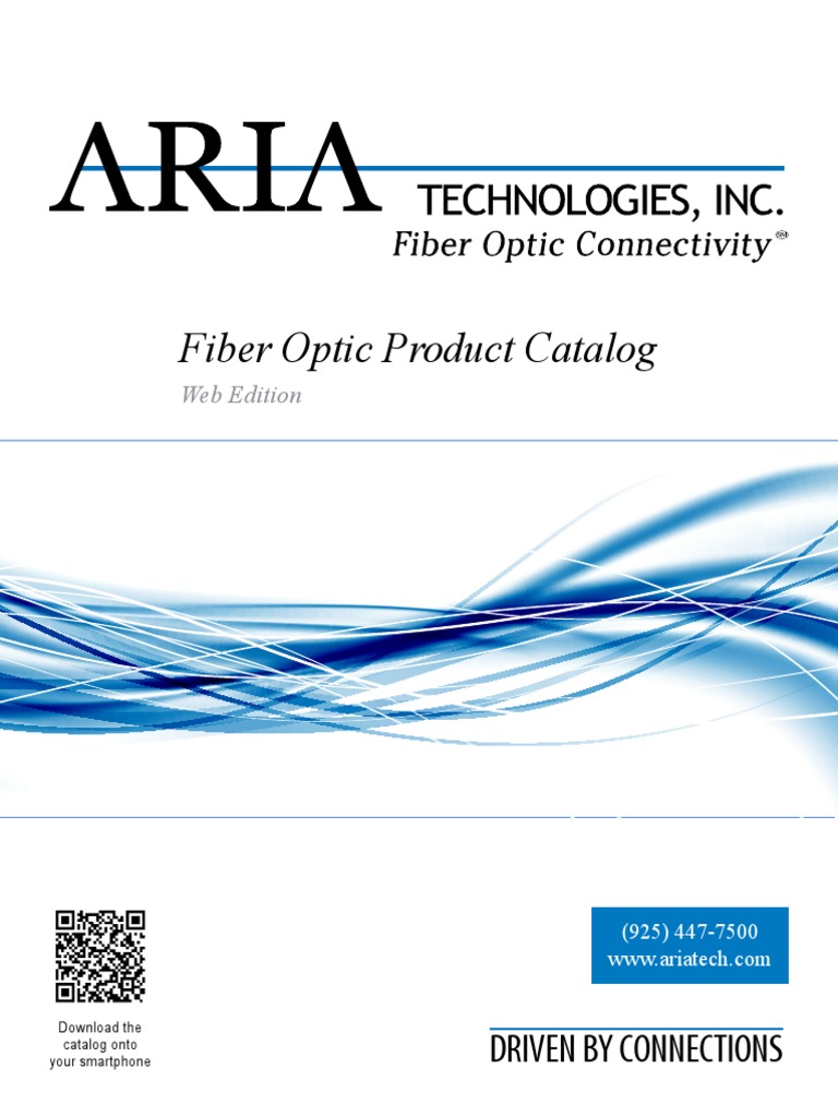 ARIA Fiber Optic Product Catalog | PDF | Optical Fiber | Wavelength ...