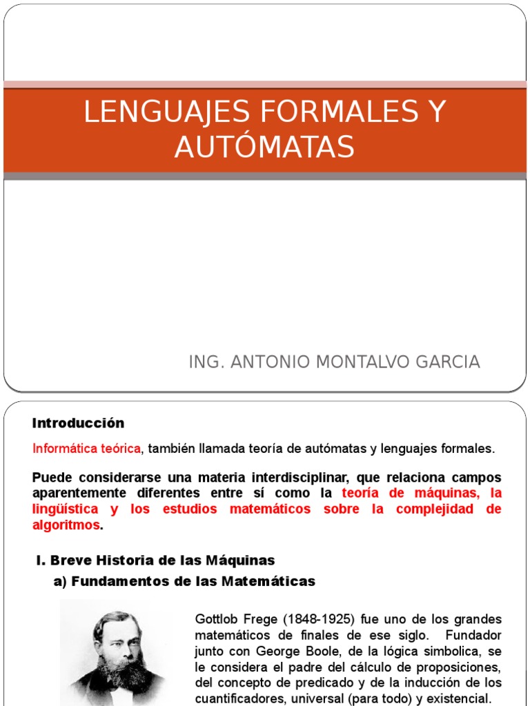 Lenguajes Formales y Autc3b3matas 1 | PDF | Lenguaje de programación ...