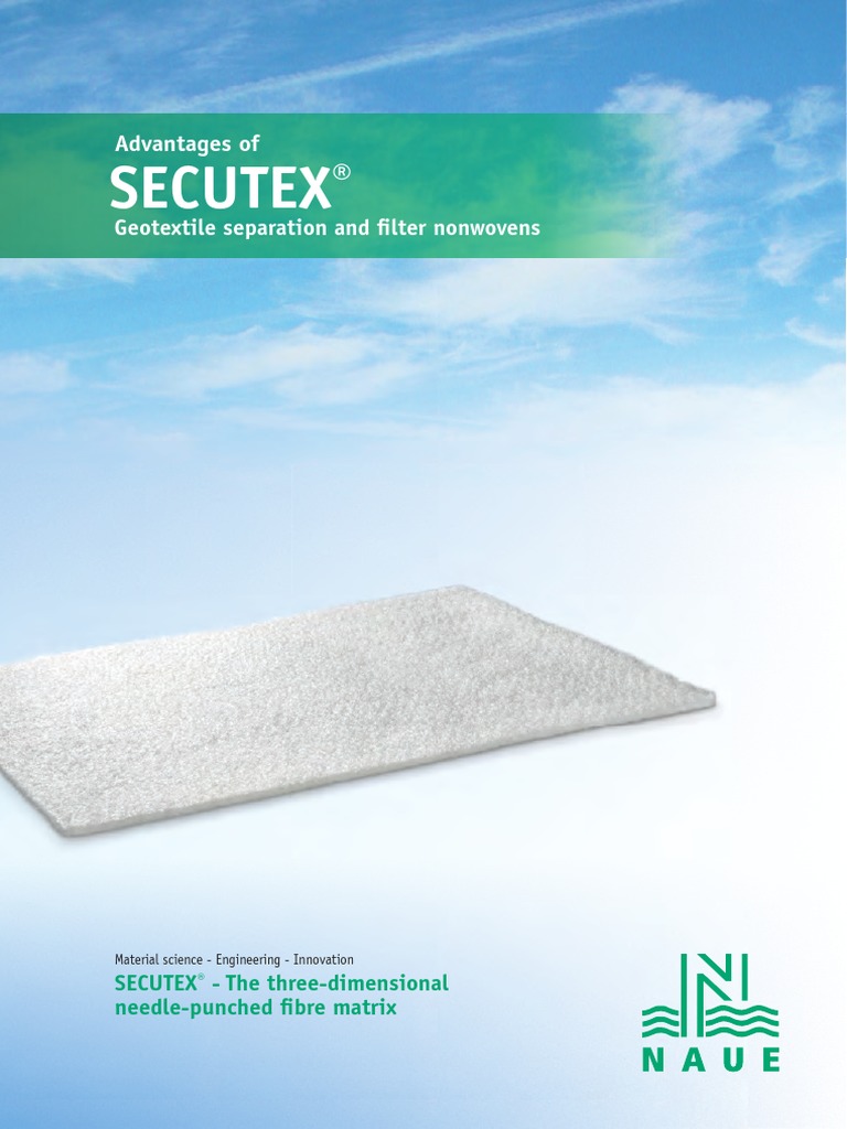 NAUE Advantages of Secutex 21 08 15 No 345 | PDF | Nonwoven Fabric ...