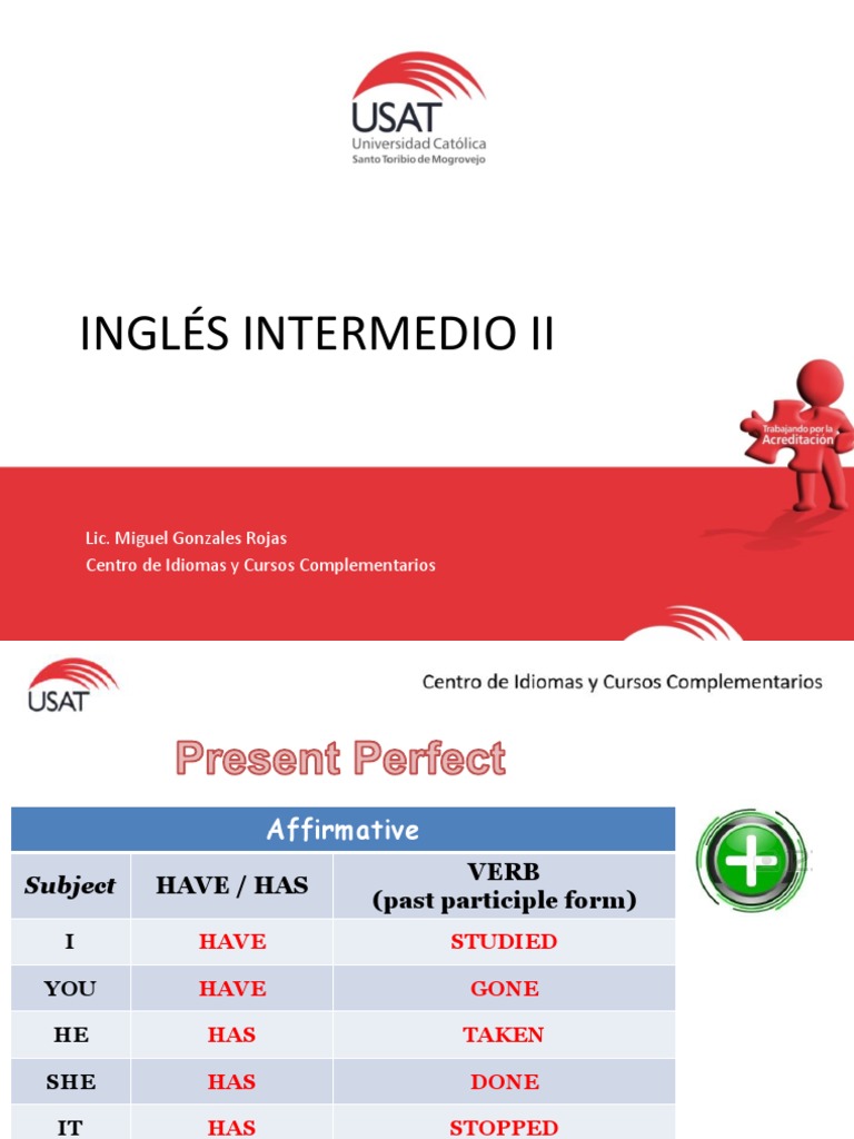 A Guide to English Verb Tenses: Affirmative, Negative, and ...