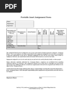 Return of IT Asset Form | PDF | Finance & Money Management | Computers
