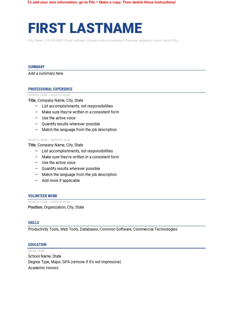 The Muse Resume | PDF