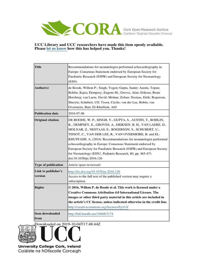 UCC Library and UCC Researchers Have Made This Item Openly Available ...