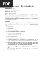 Staff Grooming Checklist Chart | PDF