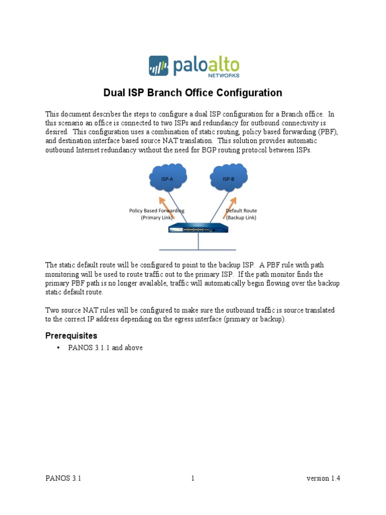 Redundant Internet 3.1.1 | PDF | Ip Address | Router (Computing)