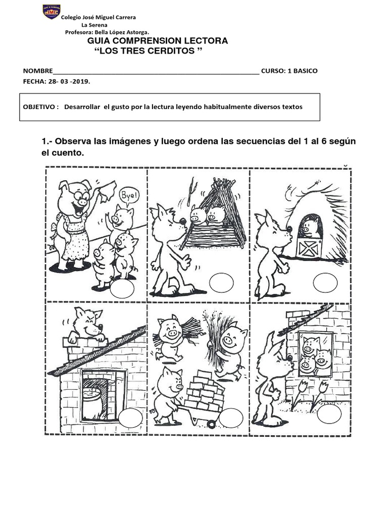 Secuencia Didáctica: Los Tres Cerditos | PDF