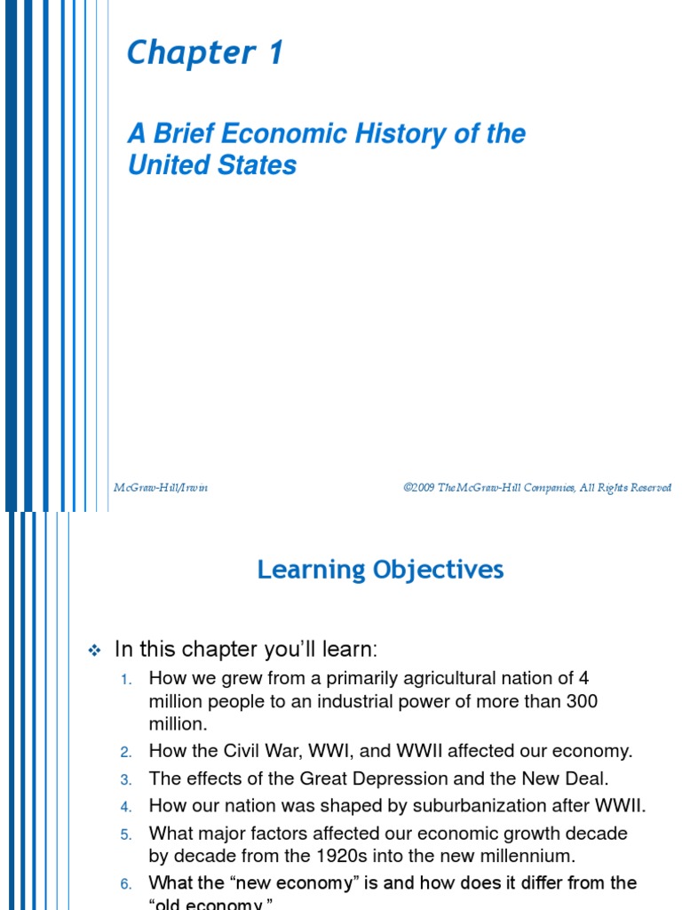 A Brief Economic History of The United States: Mcgraw-Hill/Irwin © 2009 ...