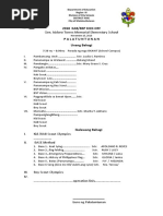 Blue Team Intrams Cheers and Yells | PDF