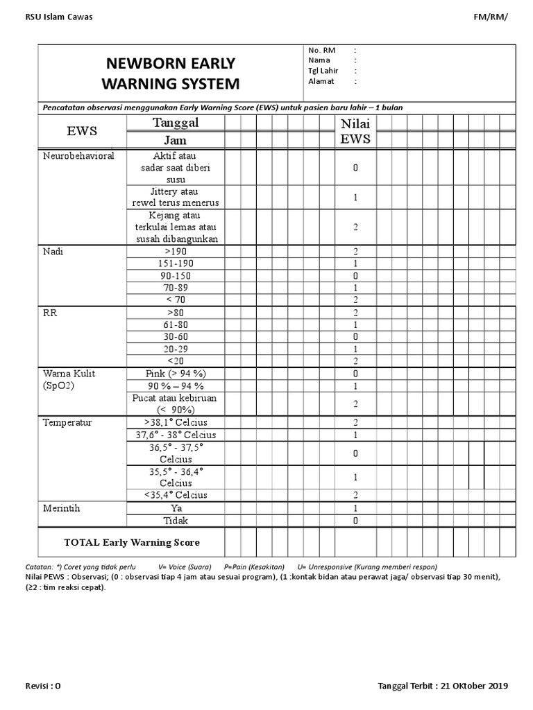 Newborn EWS | PDF