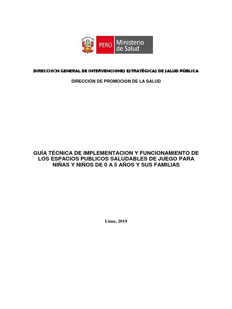 GUIA EPJS - Versión Validada 23.09 | PDF | Adultos | Infancia