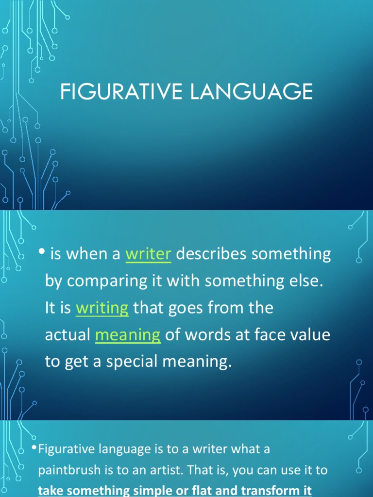 Figurative Language | PDF | Metaphor | Adjective