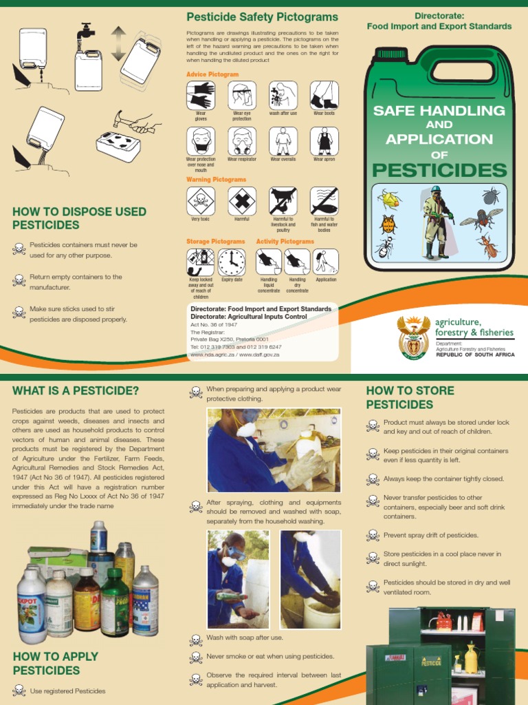 Safe Handling of Pesticides | PDF | Pesticide | Agriculture