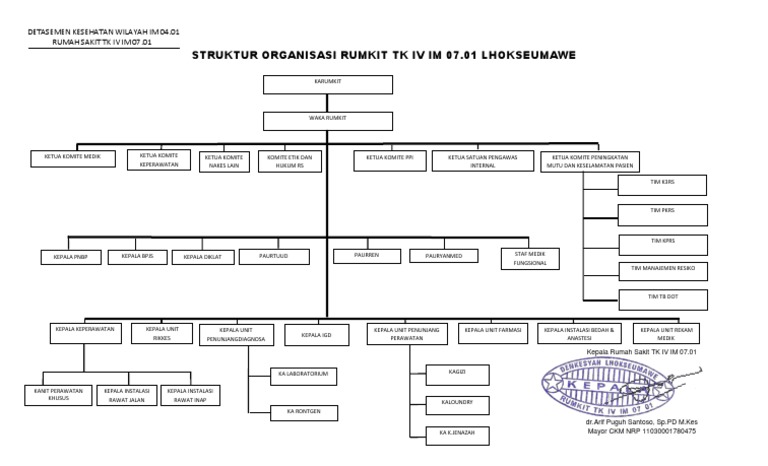 Struktur Organisasi Rumkit Pdf 