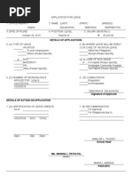 Application Letter BSHM | PDF