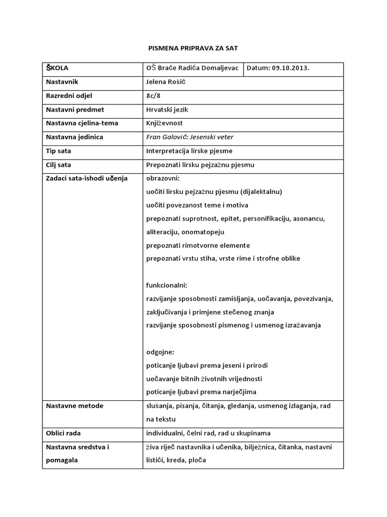 Biografija I Autobiografija, 7. Razred | PDF