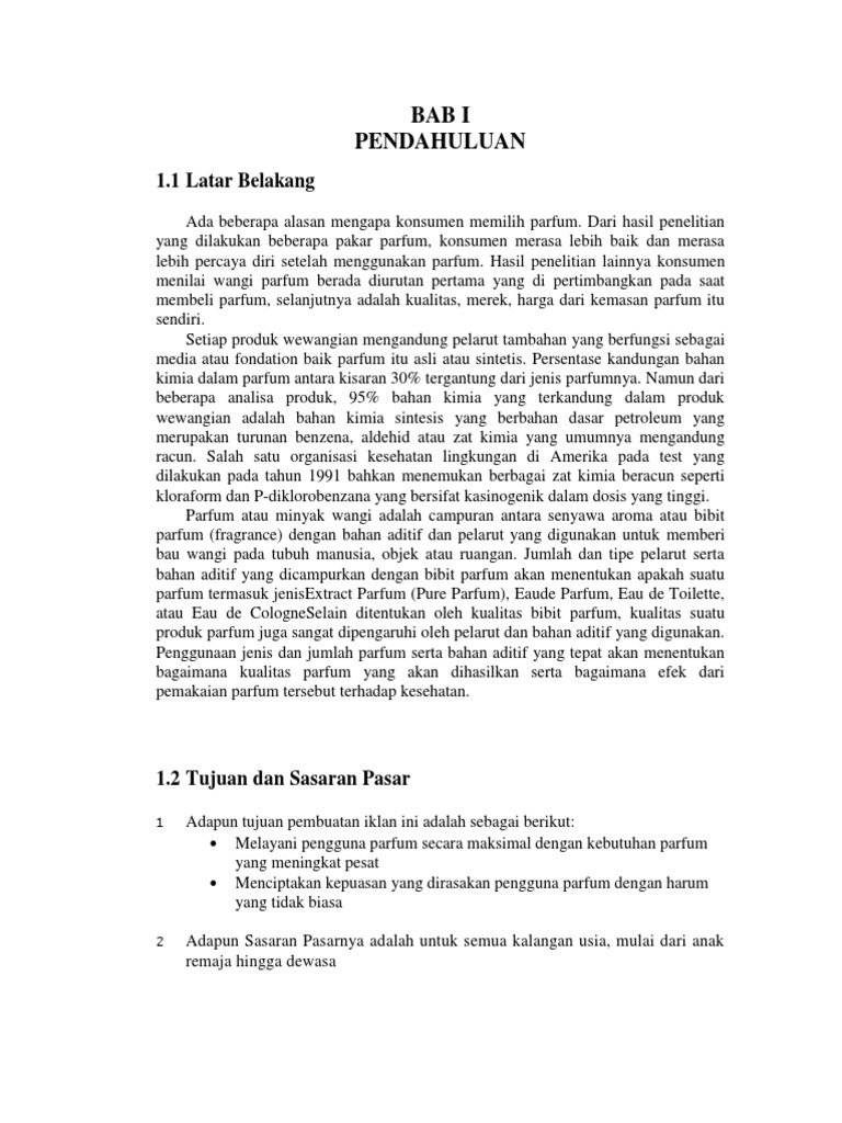 Contoh Proposal Iklan | PDF