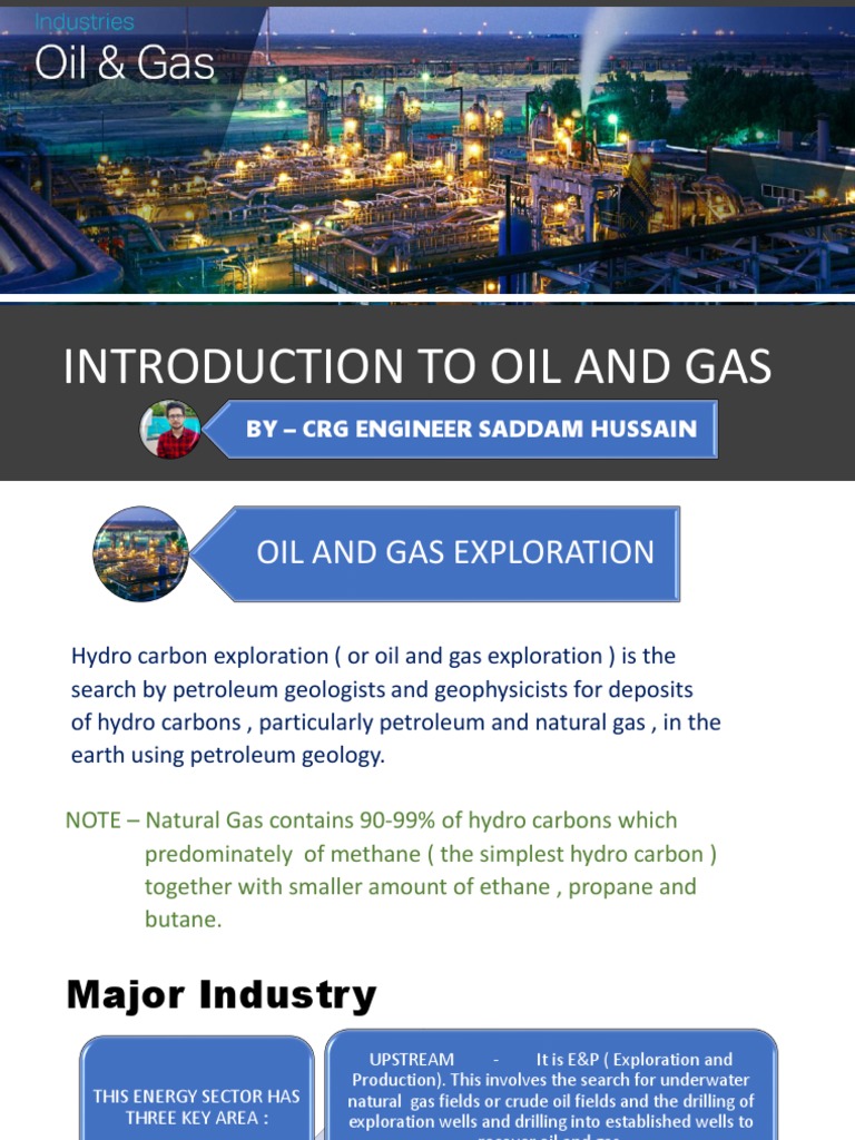 Introduction To Oil and Gas | PDF | Petroleum Reservoir | Petroleum